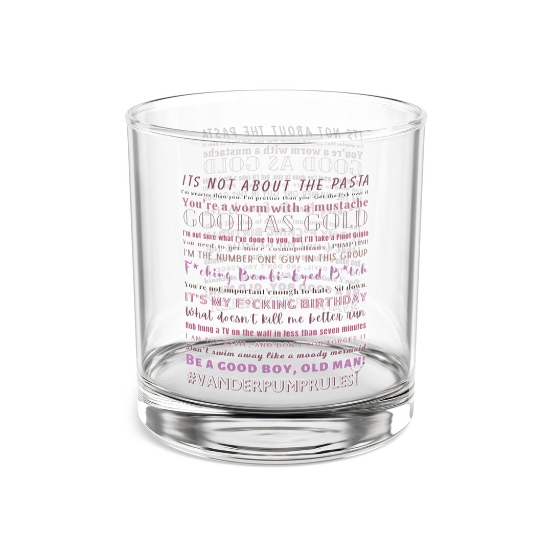 Vanderpump Rules Rocks Glass, 10oz - Etsy