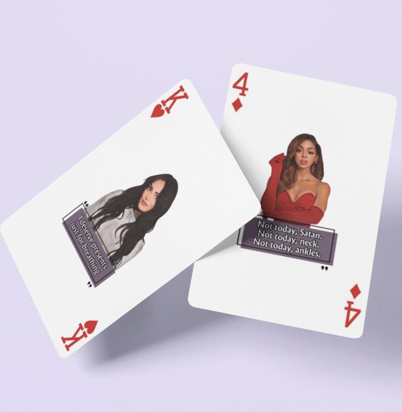 Cards Bravo Playing Cards Bravo Inspired Game Bravo Quote Cards Friend ...