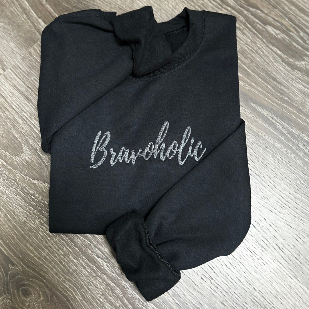Bravo Embroidered Crewneck for Bravo Fan Hoodie Bravocon Swetshirt ...