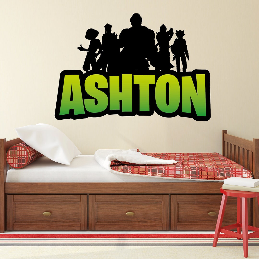 Personalized Gamer Crew Name Wall Decal |gamer Crew Name Vinyl Wall ...