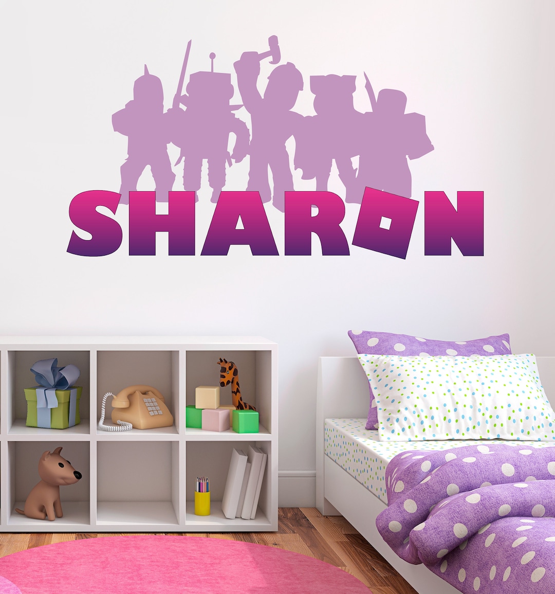 Personalized Gamer Squad Name Wall Decal - Gamer Squad Name Vinyl Wall ...