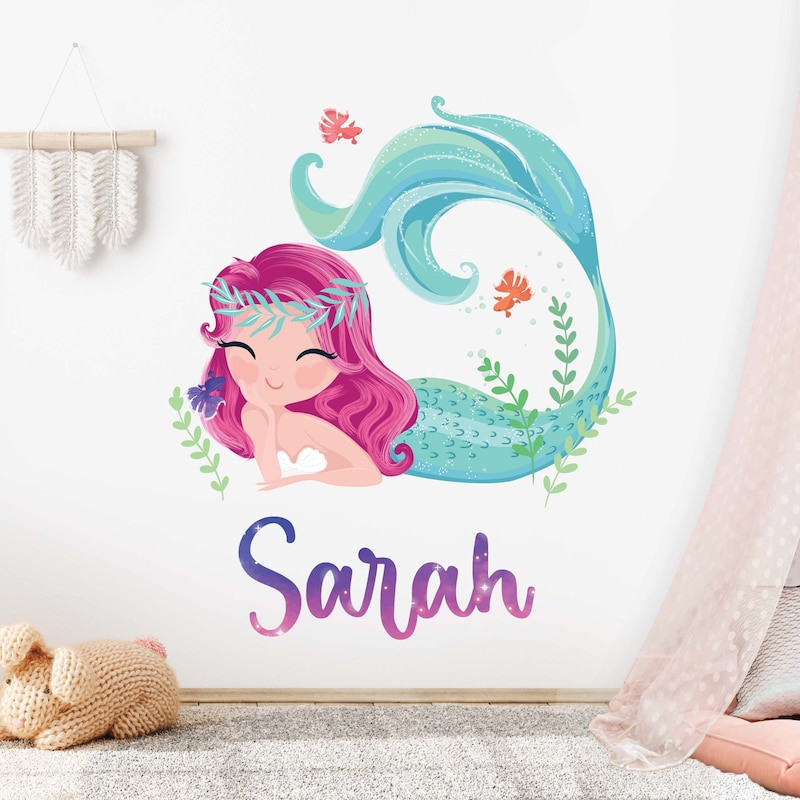 Mermaid Decals - Etsy