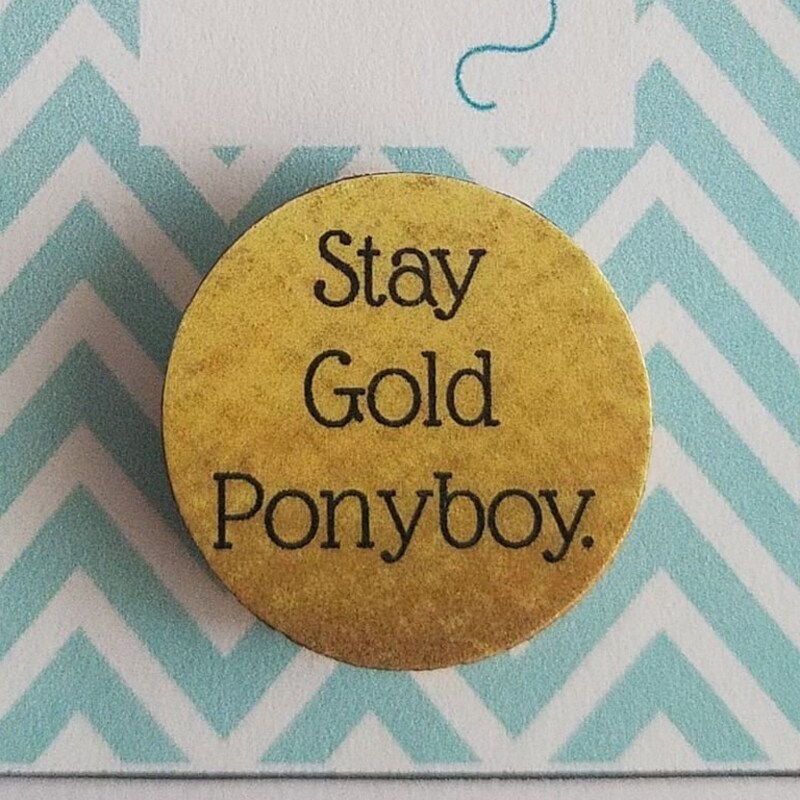 Stay Gold Ponyboy - Etsy