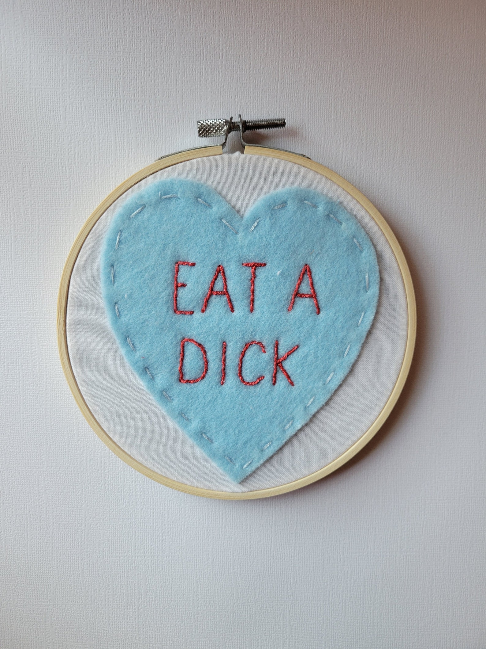 Sweet & Sour Conversation Hearts Hoop Art 5 Inch - Etsy