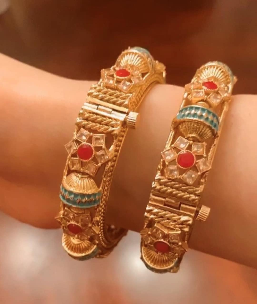 Indian Bangles, Authentic, Traditional, Bracelet, Screw On, Wedding ...
