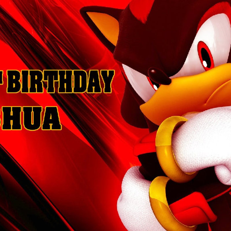 Shadow the Hedgehog - Etsy