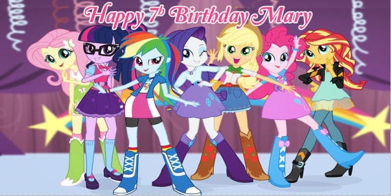 Banner Diario De Equestria Arcoiris Banner From Equestria Como Rarity