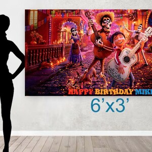 Coco Birthday Banner, Coco Personalized Banner, Coco Banner, Party ...