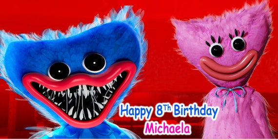 Poppy Playtime and Kissy Missy Banner Poppy and Kissy Missy - Etsy