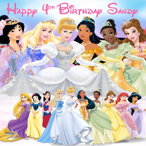 Princess Banners - Etsy