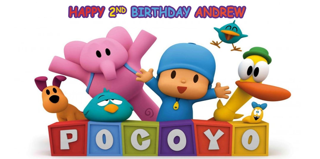 Pocoyo Personalized Banner, Pocoyo Banner, Party Decor - Etsy