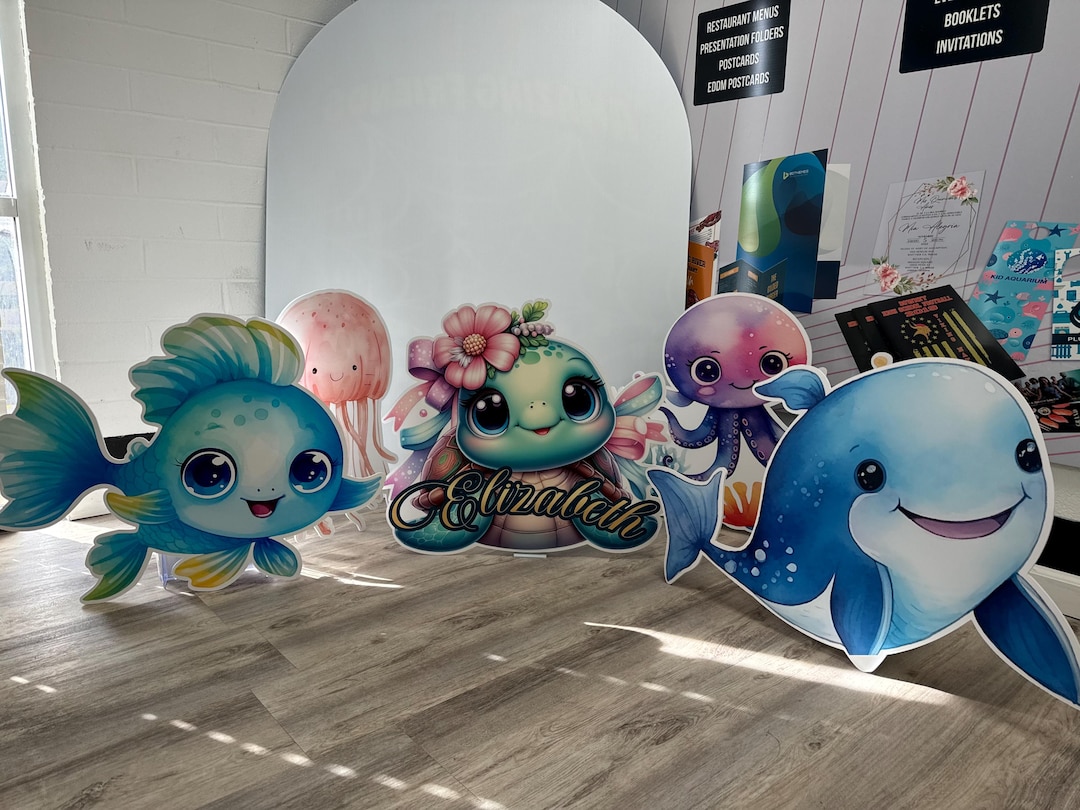 Ocean Prop, Ocean Cutouts,birthday Prop, Ocean Decor, Party Decor - Etsy