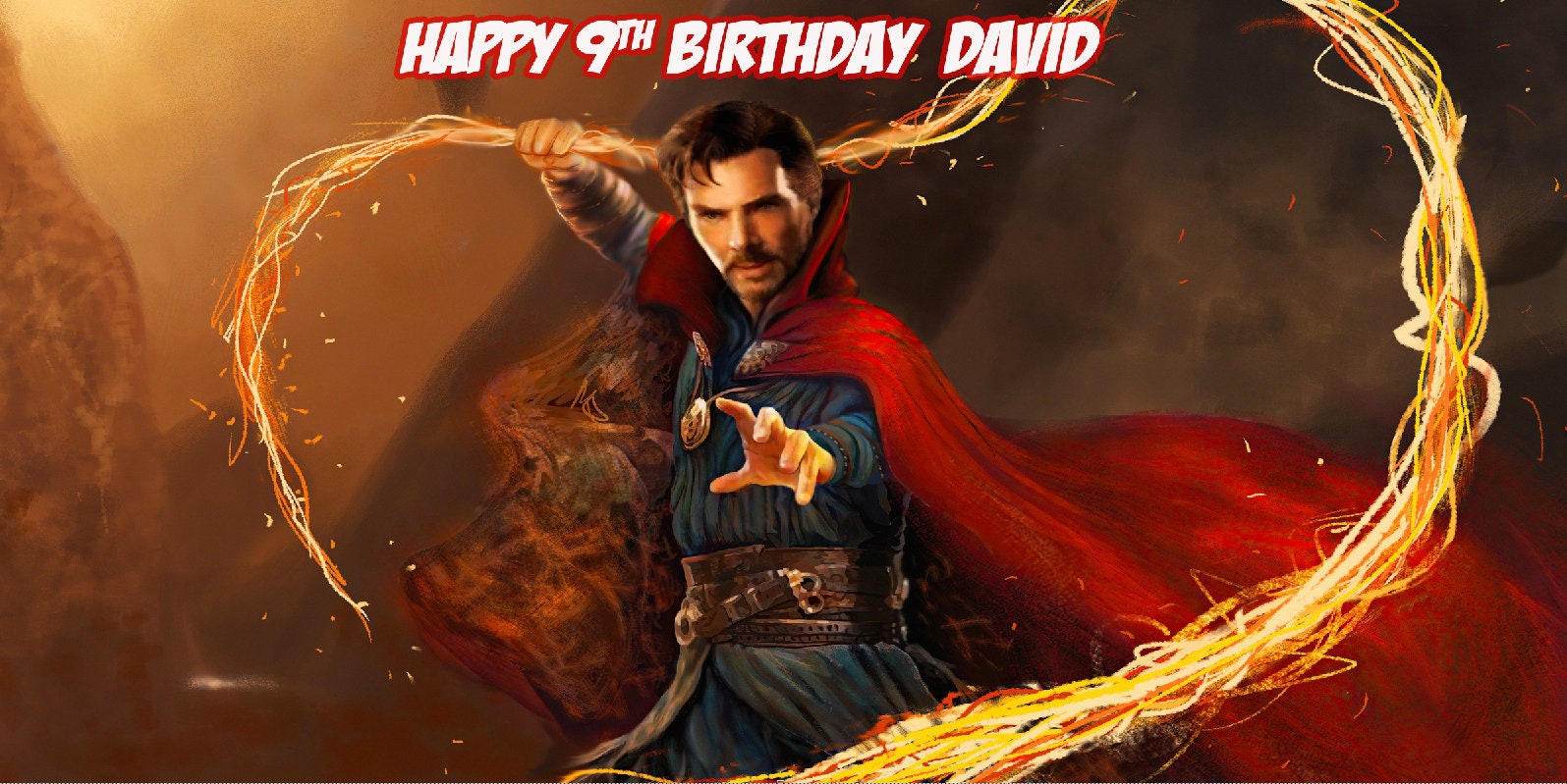 Dr. Strange Birthday Banner, Dr. Strange Banner, Dr. Strange ...