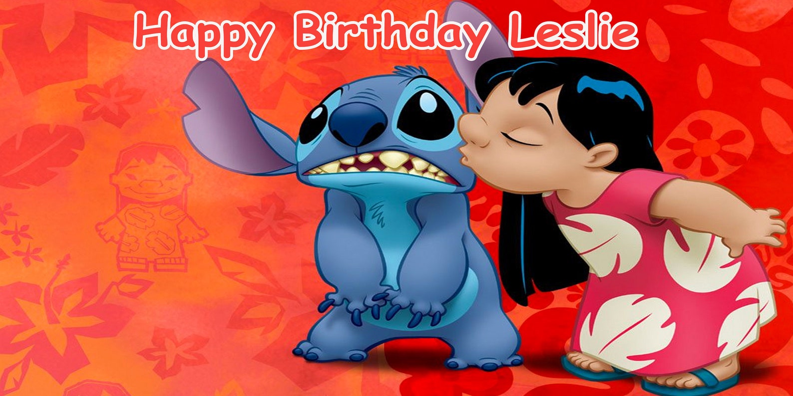 Lilo and Stitch Birthday Banner Lilo and Stitch Banner Lilo | Etsy