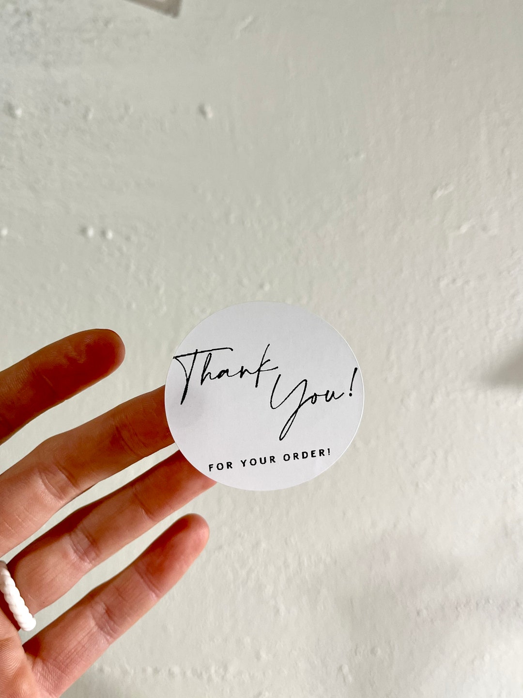 Thank You for Your Order Sticker Rolls - Etsy