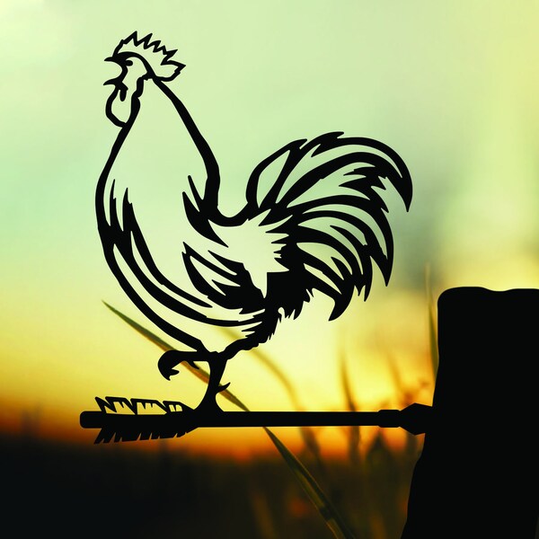 Metal Rooster - Etsy