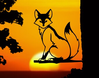 Fox Steel Silhouette - Etsy