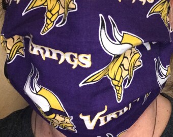 Minnesota Vikings Face Mask | Etsy