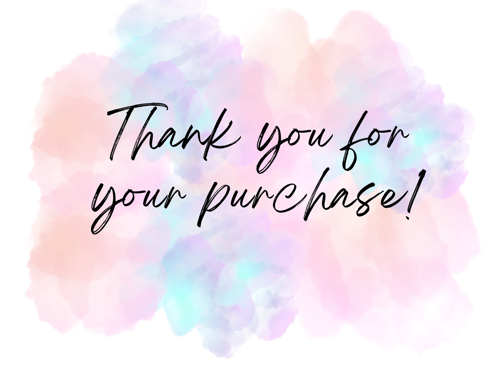 Customer Thank You Insert Canva Template, Editable Thank You Card ...