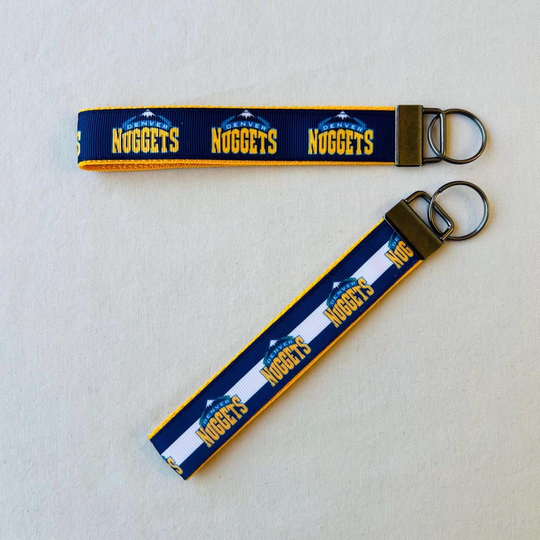 6" Key Fob Wristlet - Denver Basketball Fan - Etsy