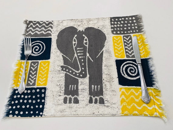 African Table Mats Table Mats African placemat Table decor | Etsy