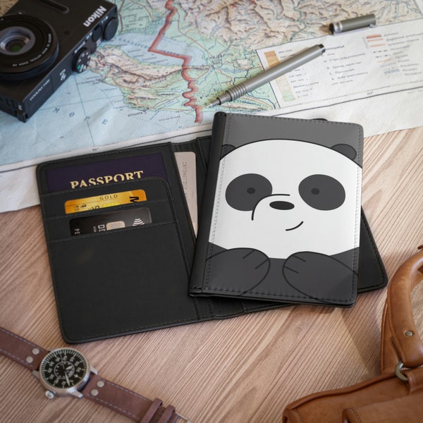 Panda Passport Holder - Etsy