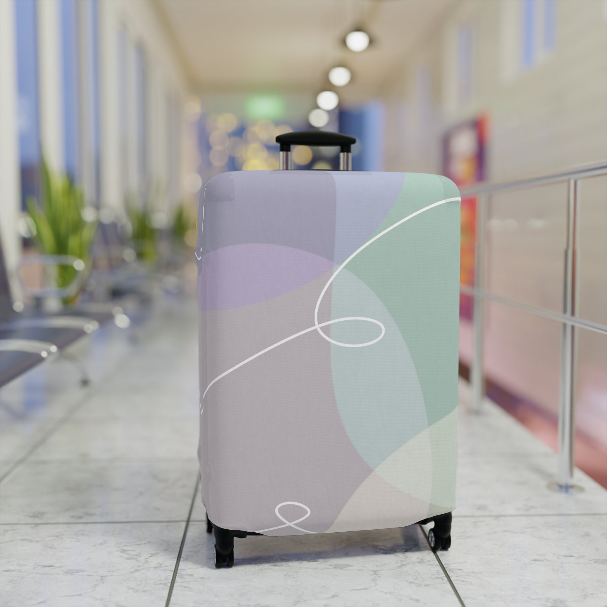 Stylish Minimalist Pastel Color Luggage Cover - Best Protective ...