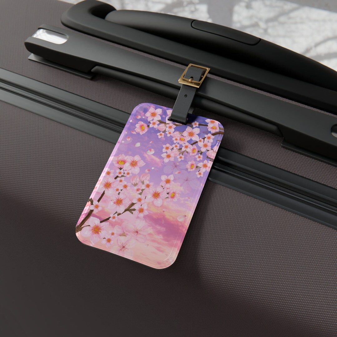 Personalized Luggage Tag Acrylic Luggage Tag With Leather Strap ...