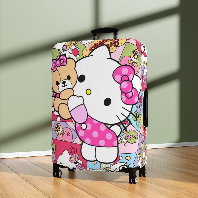 Hello Kitty Luggage Cover - Suitcase and Baggage Cover for Protection ...