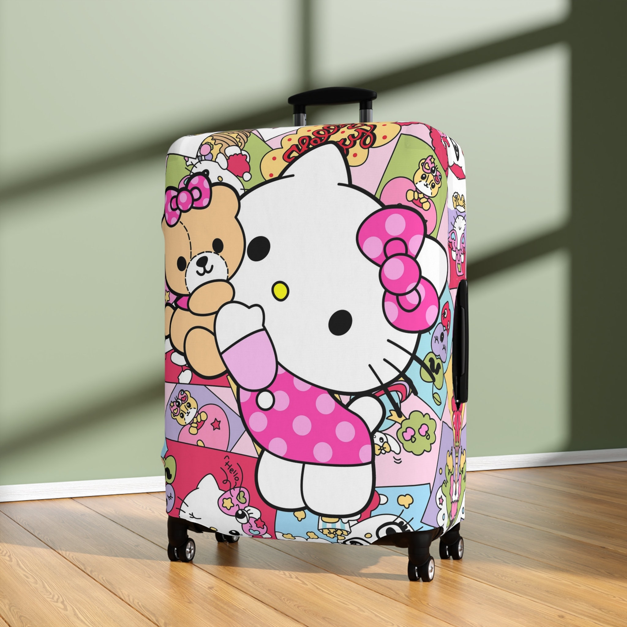 Hello Kitty Luggage Cover - Suitcase and Baggage Cover for Protection ...
