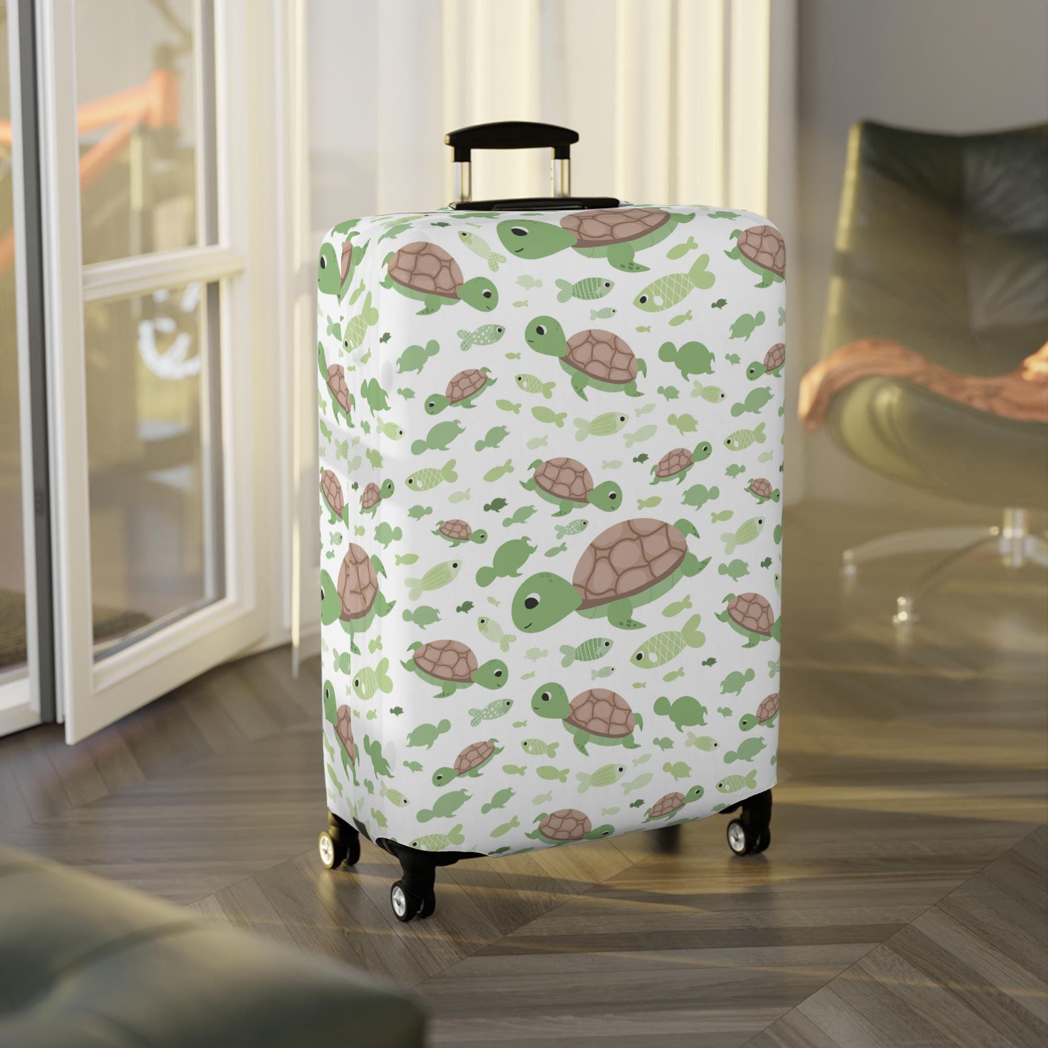 Cute Sea Turtles - Luggage Protector - Suitcase Cover - Baggage Cover ...
