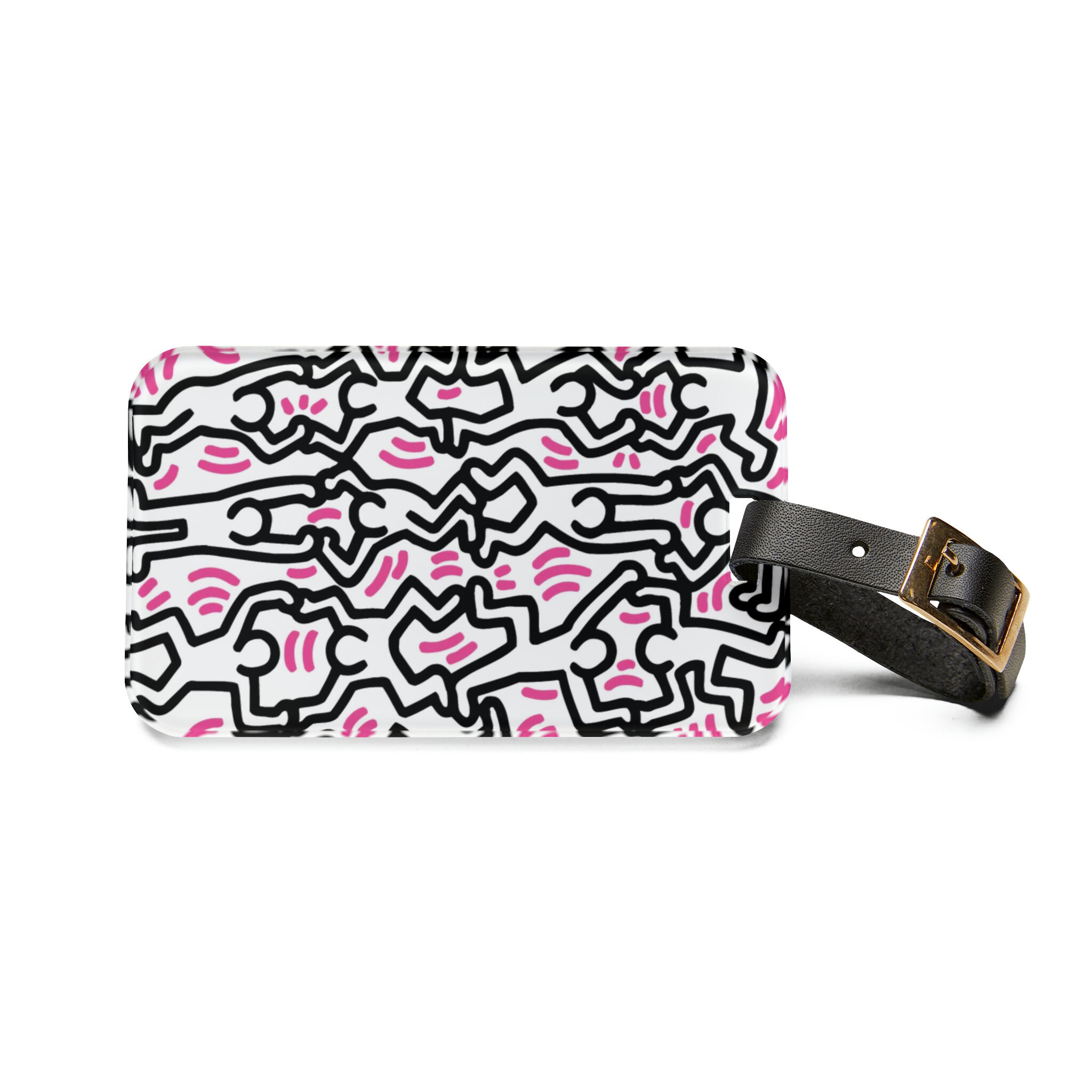 Keith Haring Luggage Tag Personalized Acrylic Luggage Tag - Etsy