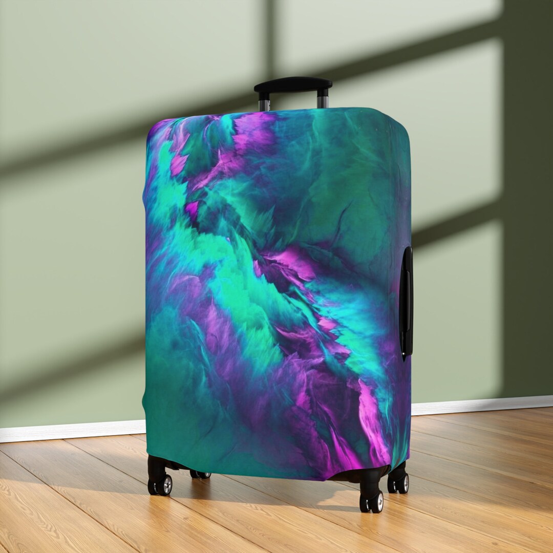Luggage Cover - Suitcase + Baggage Protection - Washable Spandex ...