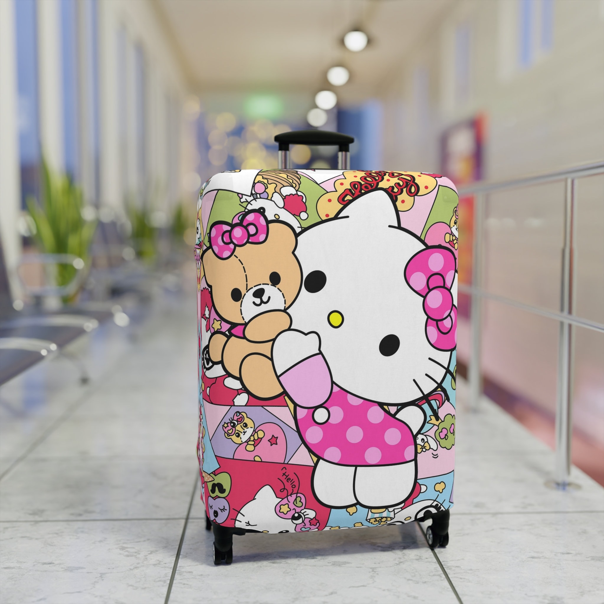 Hello Kitty Luggage Cover - Suitcase and Baggage Cover for Protection ...