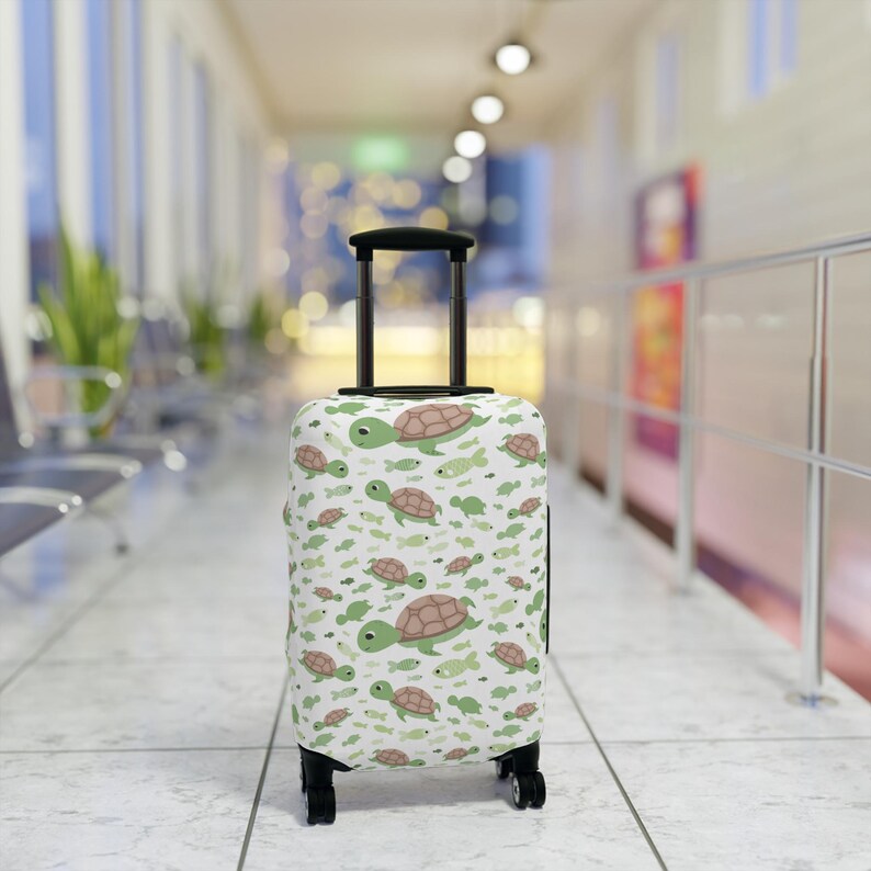 Cute Sea Turtles - Luggage Protector - Suitcase Cover - Baggage Cover ...