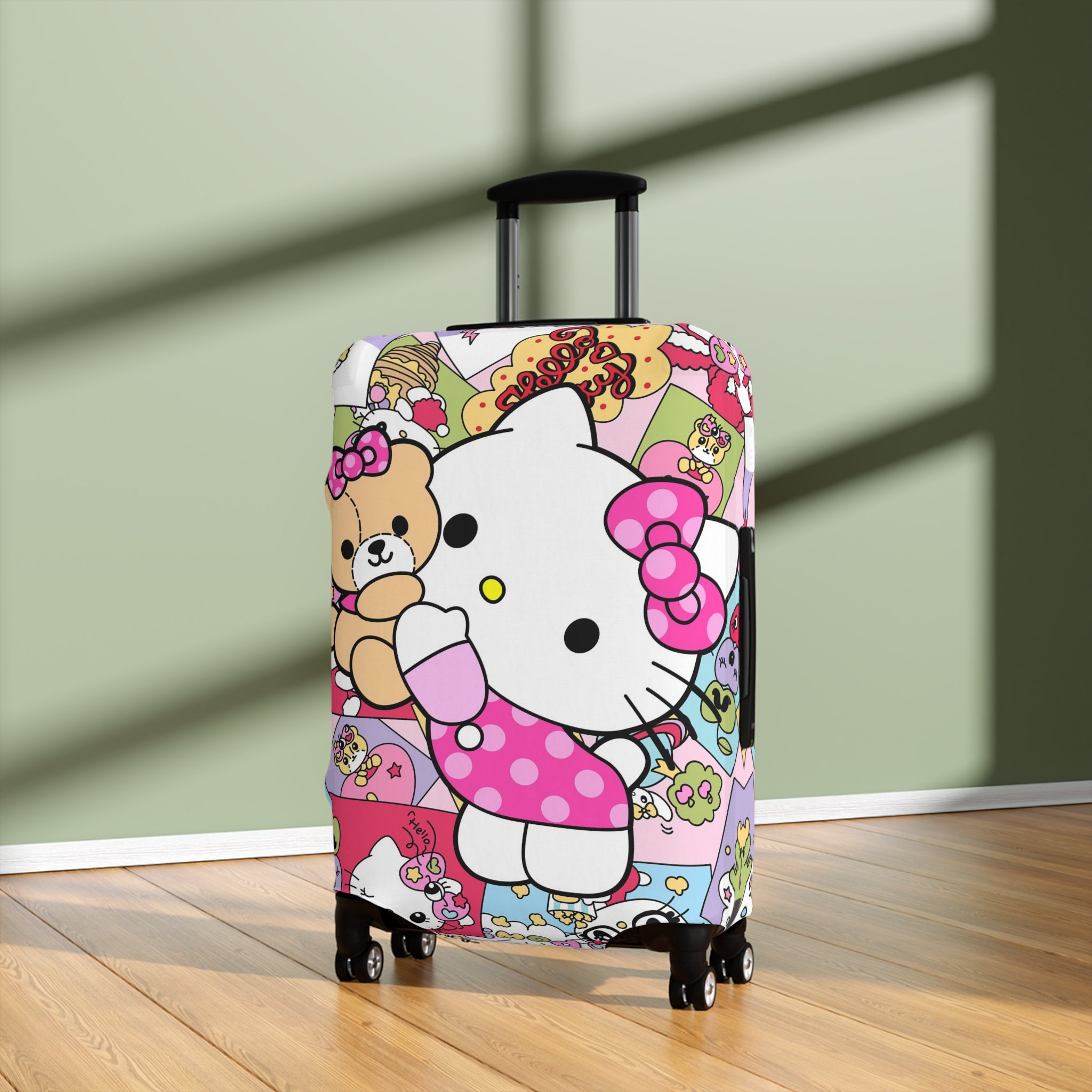 Hello Kitty Luggage Cover - Suitcase and Baggage Cover for Protection ...