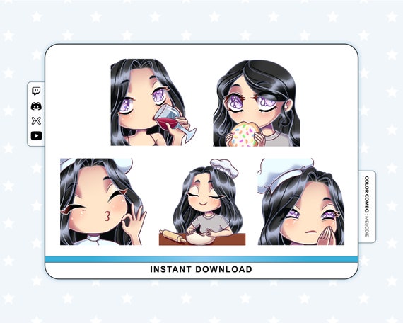 Digital Art & Collectibles Drawing & Illustration cute twitch emotes ...