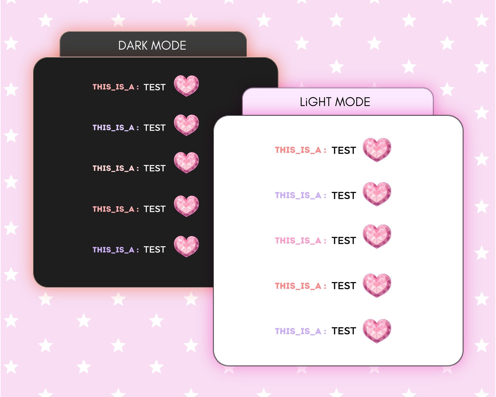 Heart Emote for Stream Pink . Discord Emote . Twitch Emote - Etsy