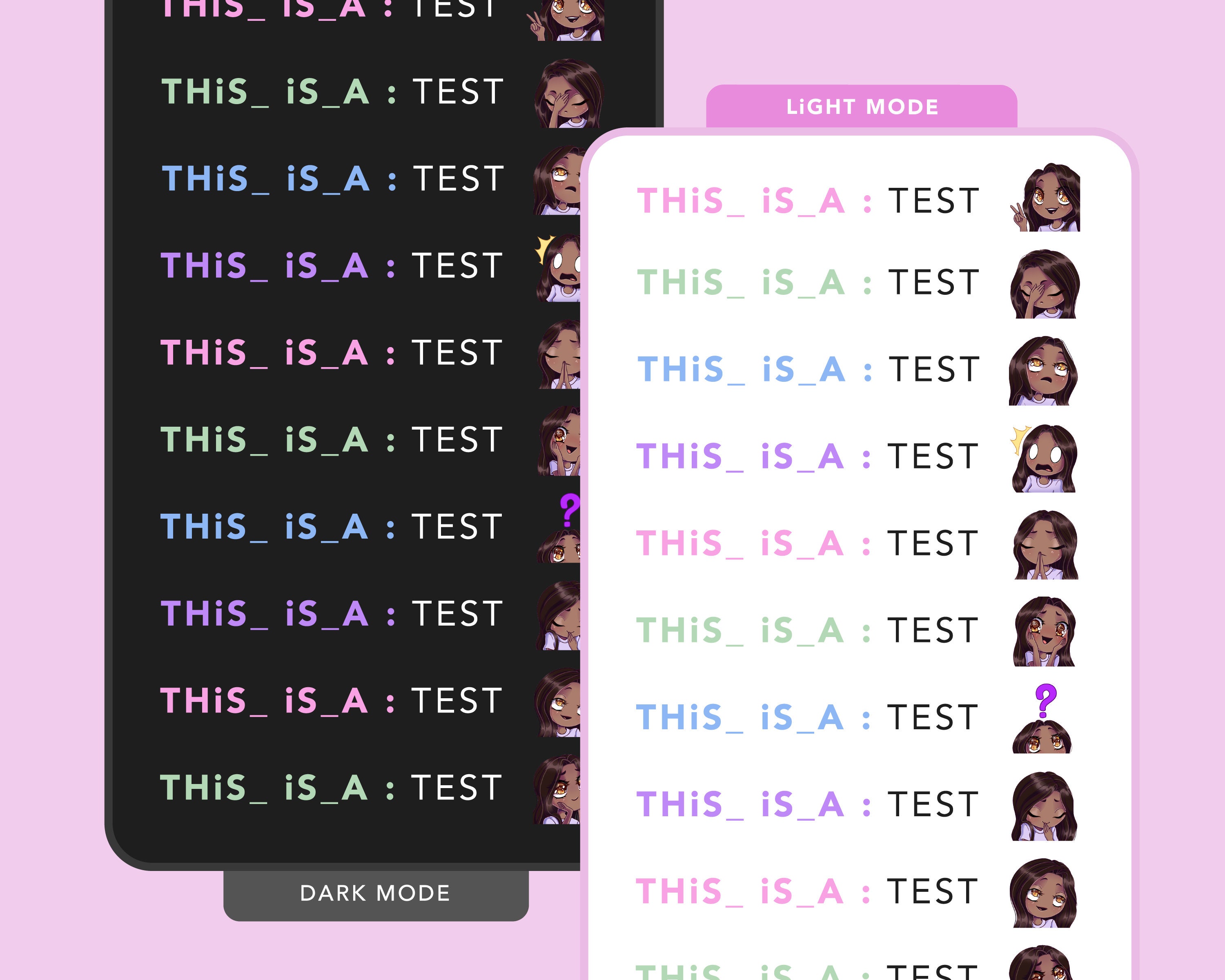 Twitch Emote Pack Tiara : Mocha Skin . Chocolate Hair . Java Brown Eyes ...