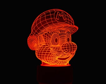 Mario Night Light | Etsy