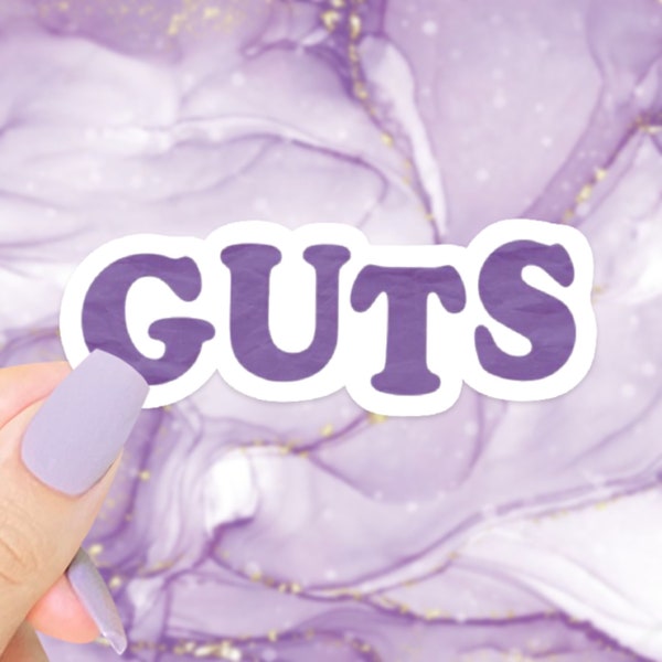Olivia Rodrigo Guts Sticker - Etsy