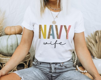 Navy Wife Shirt - Etsy