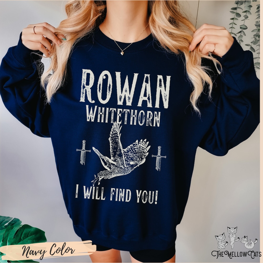 Rowan Whitethorn Throne of Glass Sweatshirt Officially LICENSED Sarah J ...