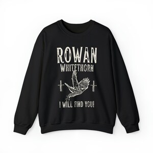 Rowan Whitethorn Throne of Glass Sweatshirt Officially LICENSED Sarah J ...