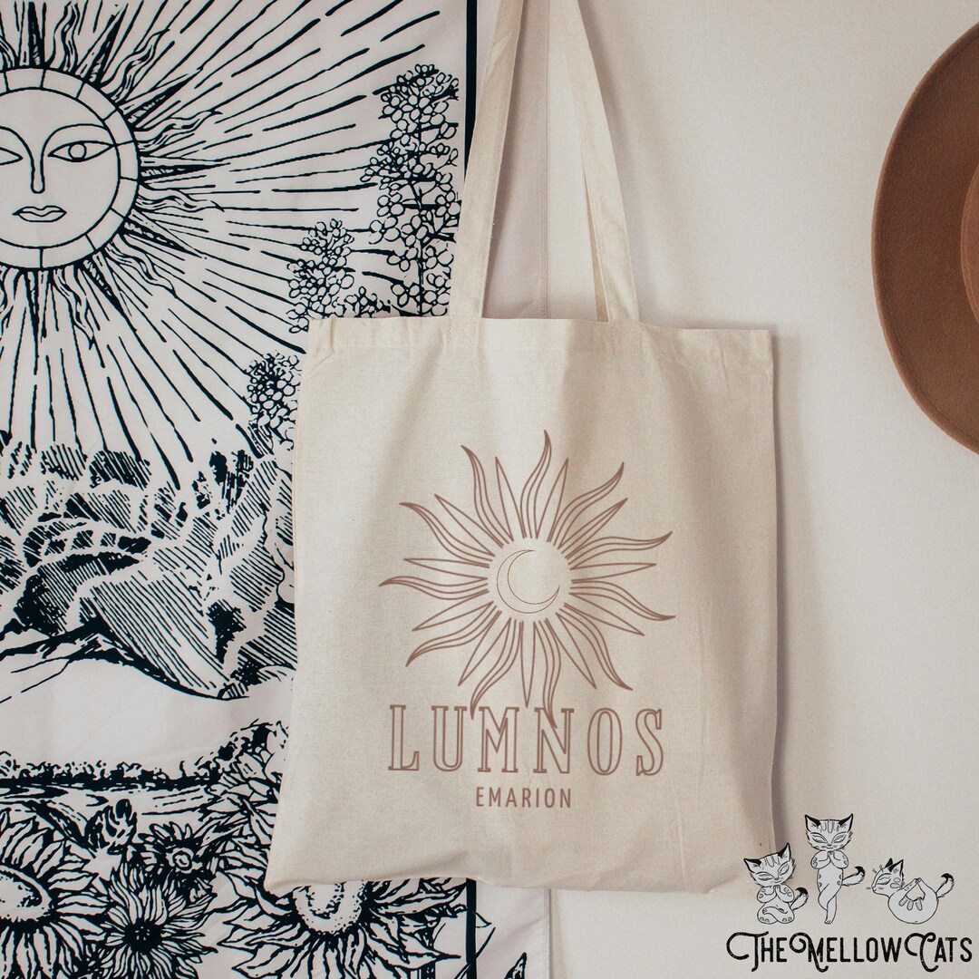 Spark of the Everflame Tote Bag Lumnos Cotton Canvas Tote, Licensed ...