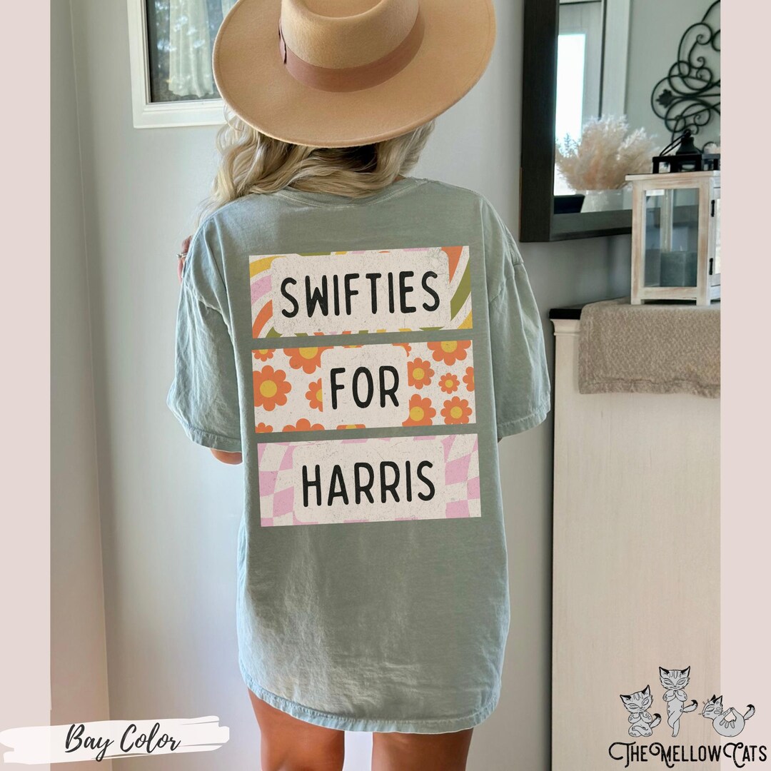 Swifties for Kamala Harris Tim Walz 2024 Democrat Comfort Colors Shirt ...