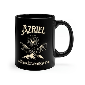 Azriel Shadowsinger Acotar Mug A Court of Thorns and Roses Cup Sarah J ...