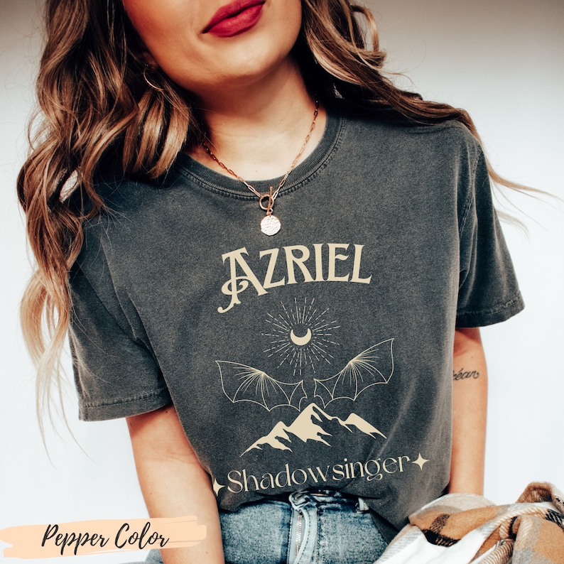 Azriel Shadowsinger ACOTAR Shirt Comfort Colors® Tee OFFICIALLY ...
