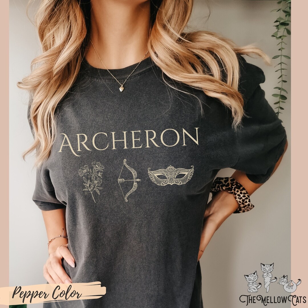 Lady Death Nesta Archeron ACOTAR Shirt Comfort Colors Dead Trove Sarah ...