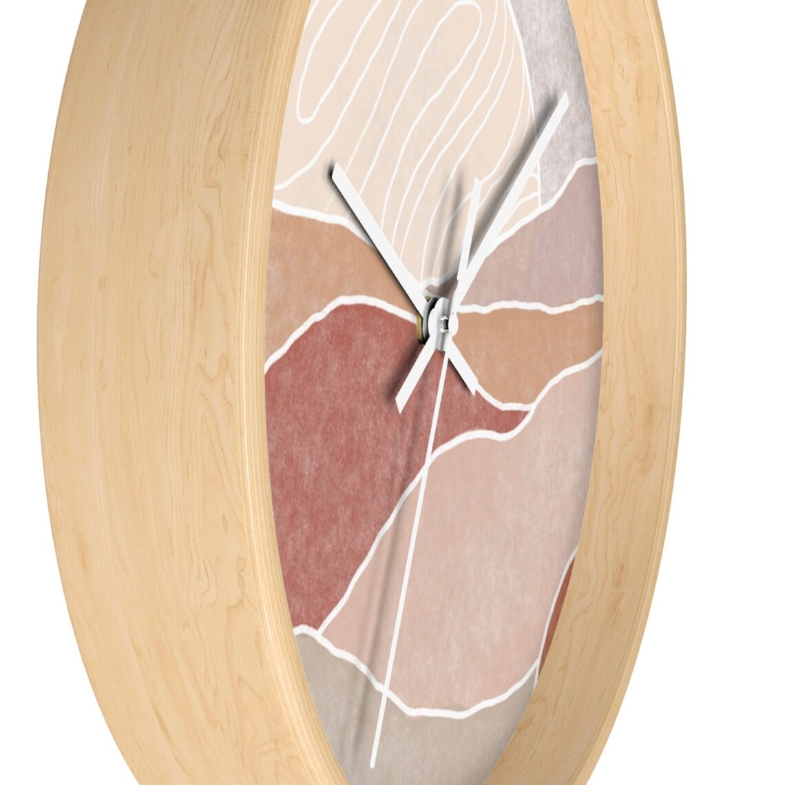 Boho Wall Clock Bohemian Wall Clock Retro Sunset Boho Summer | Etsy